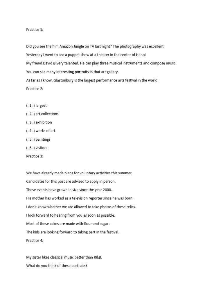 Practice 1 Pdf