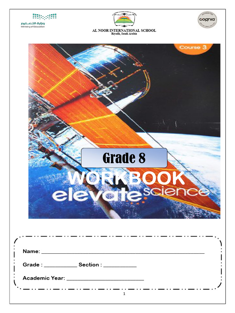 Elevate Science Grade 8 Workbook | PDF | Ion | Chemical Bond