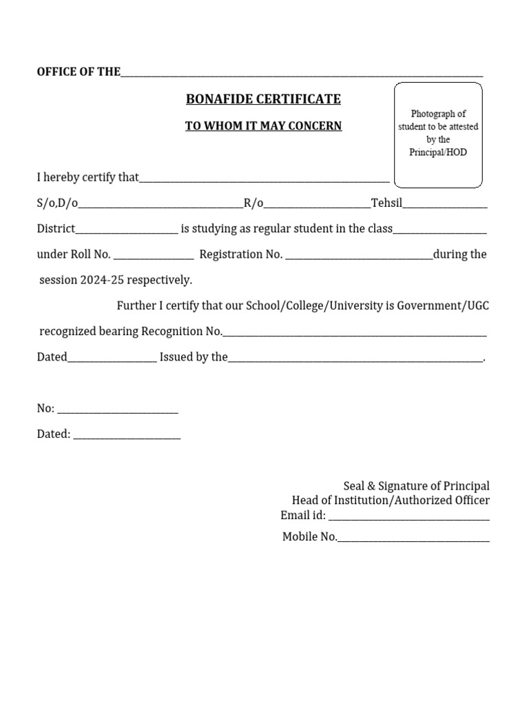 Labour Card Student Form | PDF