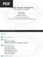 Signals and Systems Notes | PDF