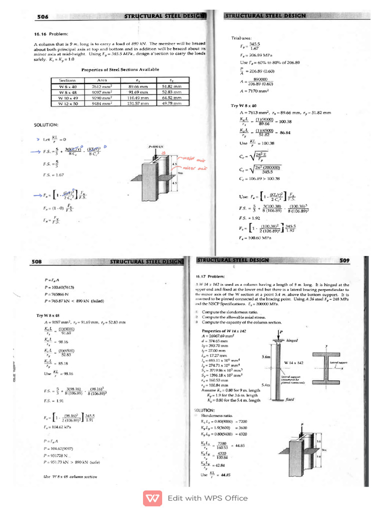 Steel Problems | PDF