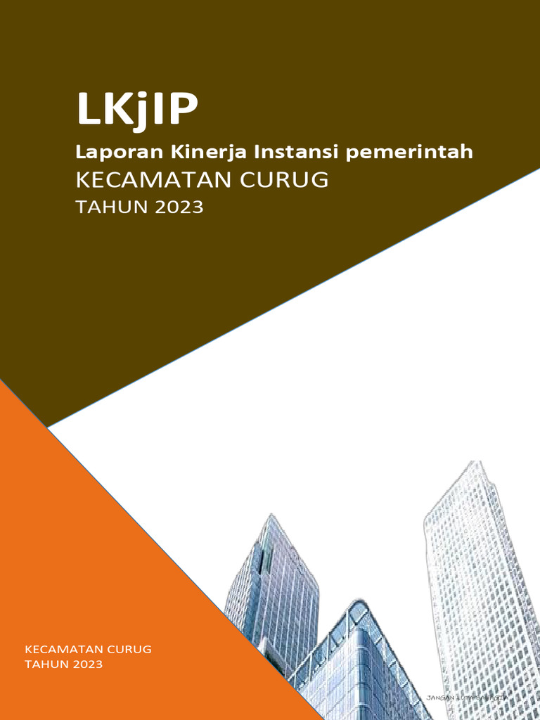 Dokumen LKjIP Tahun 2023 - OK | PDF | Pengelolaan Keuangan & Uang