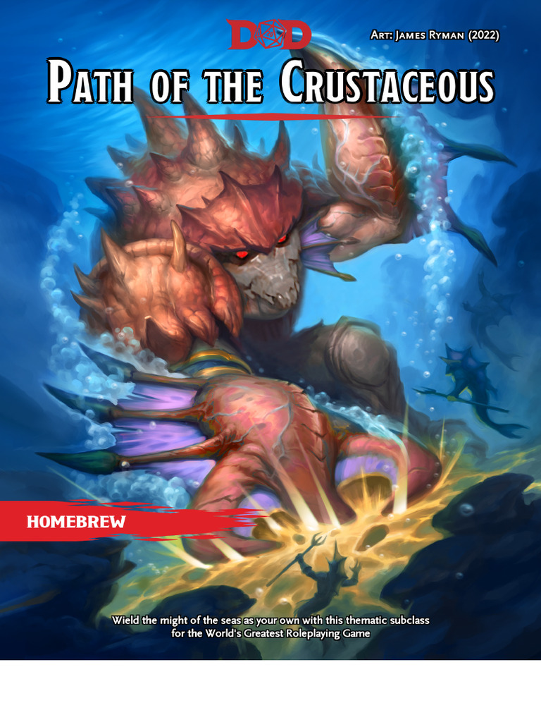 Path of The Crustaceous - The Homebrewery | PDF | Zoology