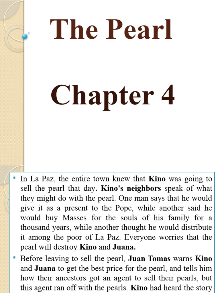 The Pearl. Chapter 4 | PDF