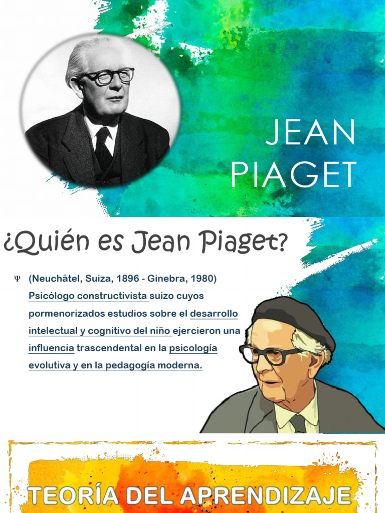Informacion Sobre Jean Piaget | PDF | Constructivismo (filosofía de la ...