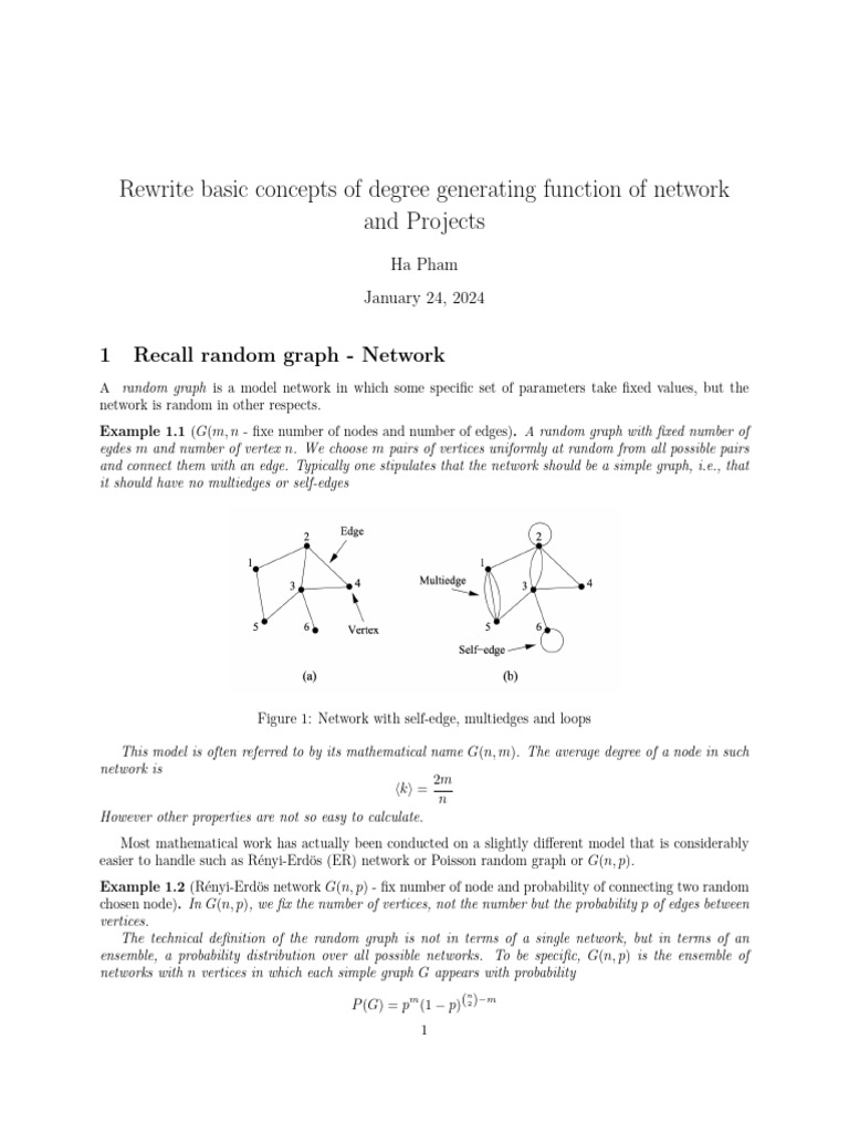 Interacting Network | PDF | Vertex (Graph Theory) | Mathematics