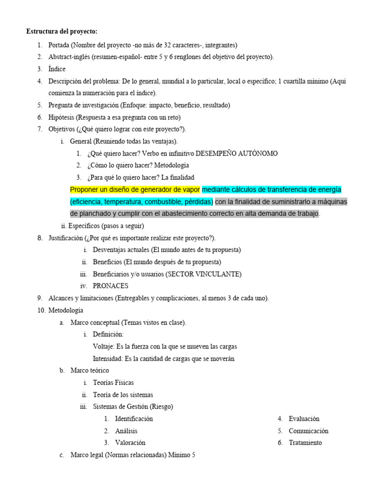 Protocolo de Proyecto | PDF