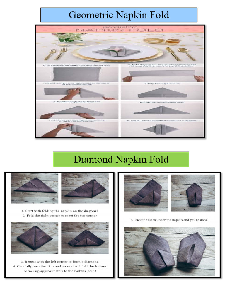 Napkin Fold | PDF