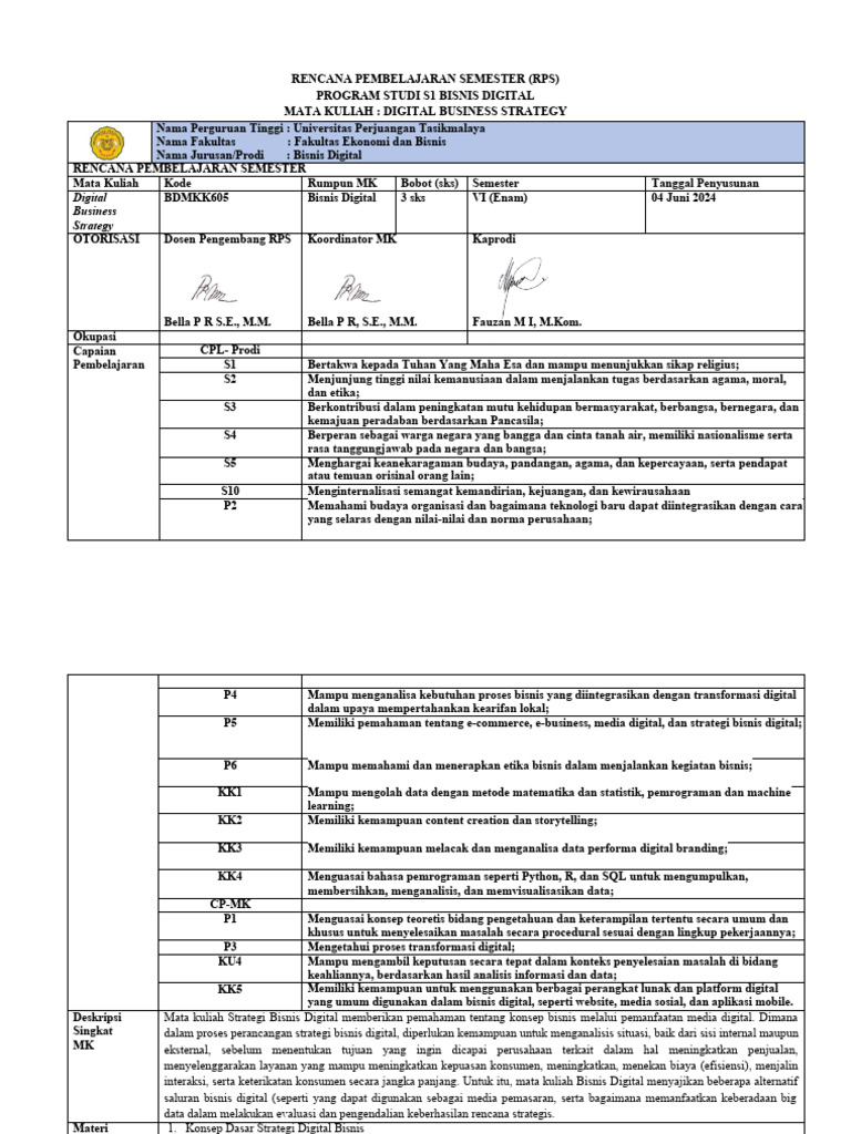RPS Digital Business Strategy | PDF