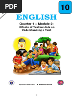 ENGLISH 10 MODULE 1 PPT Slide | PDF | Graphics | Chart