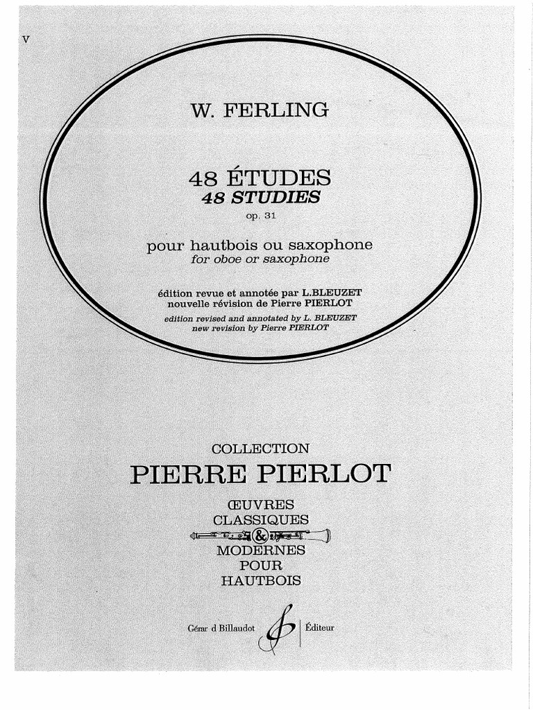 48 Etudes - W.Ferling | PDF