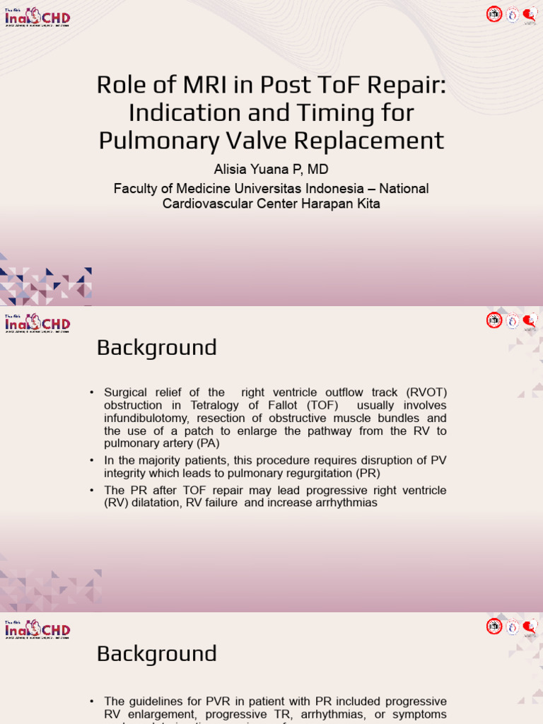 MRI Post TOF Repair | PDF | Cardiovascular System | Heart