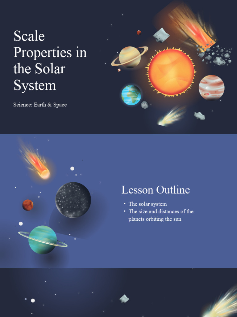 Solar System Size and Distance Guide | PDF | Solar System | Planets