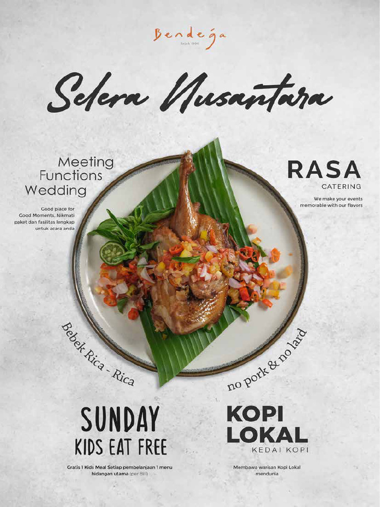 Menu Bendega Linktree 2023 | PDF