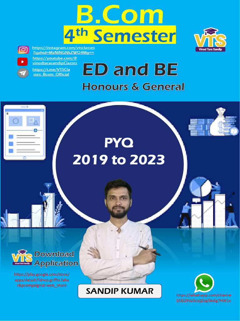4th Sem (Ed & Be) Pyq - MCQ 2019 To 2023 | PDF | Entrepreneurship ...