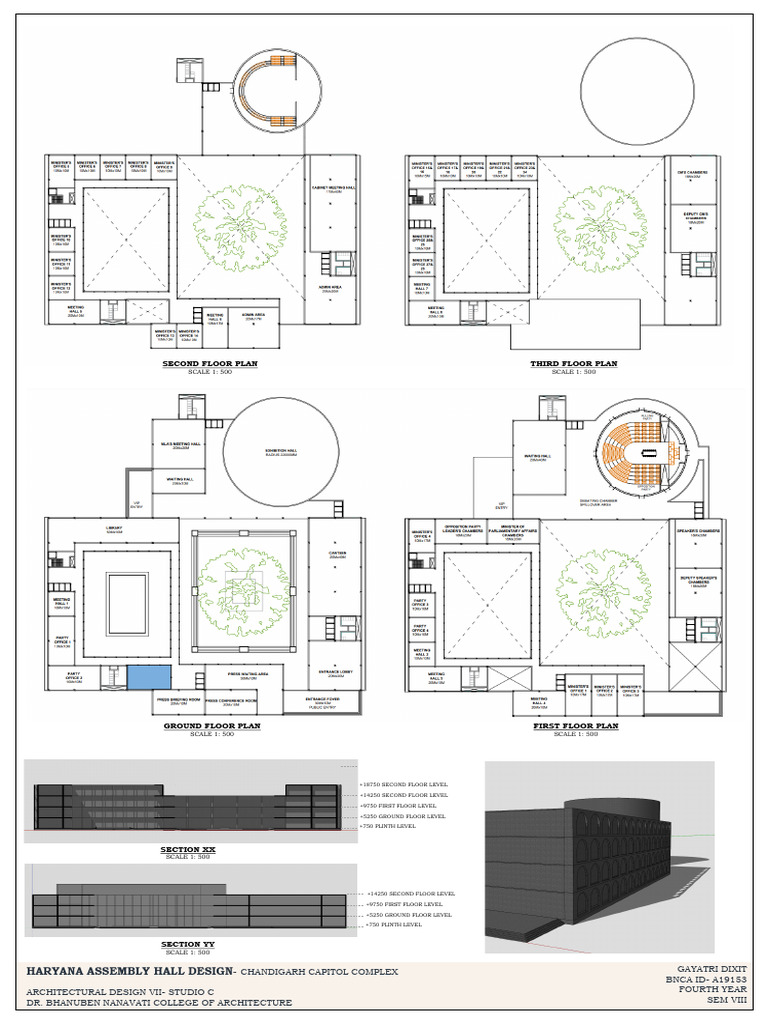 Final Sheets - Design | PDF | Technical Drawing | Architectural Design