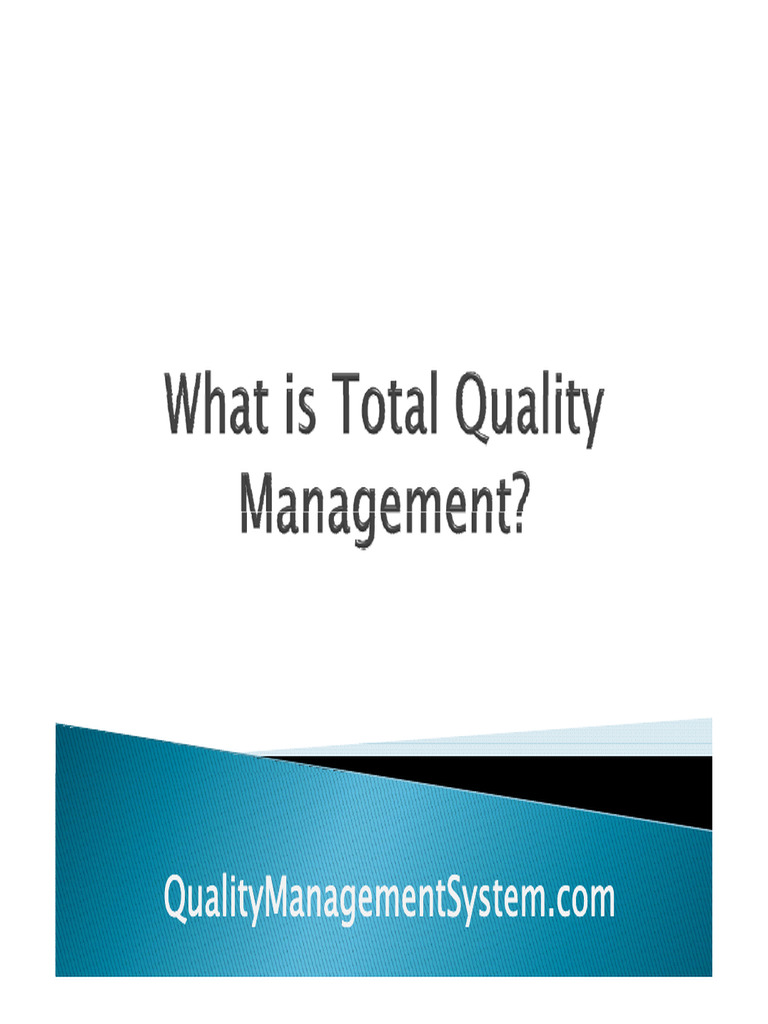 Evolution of Quality Management Systems | PDF | Quality (Business) | Customer