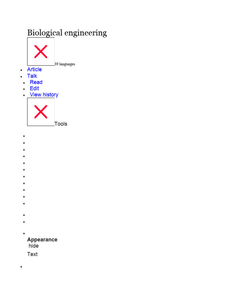 Bio Eng | PDF | Biological Engineering | Science