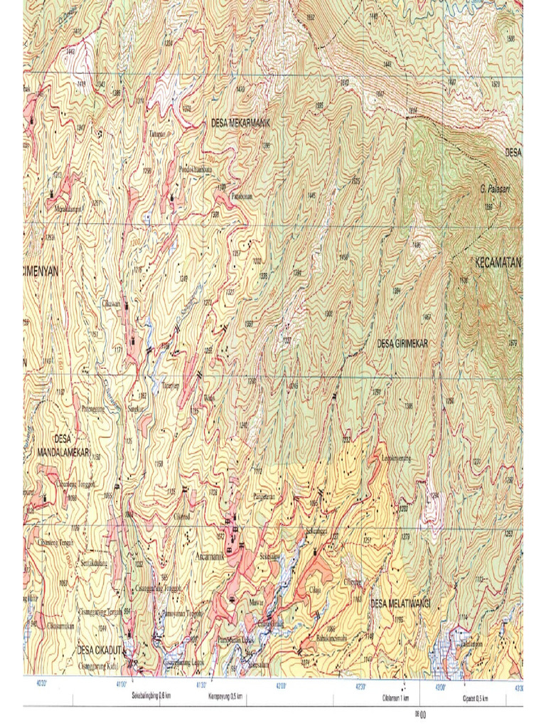 Peta RBI Lembang A3 | PDF