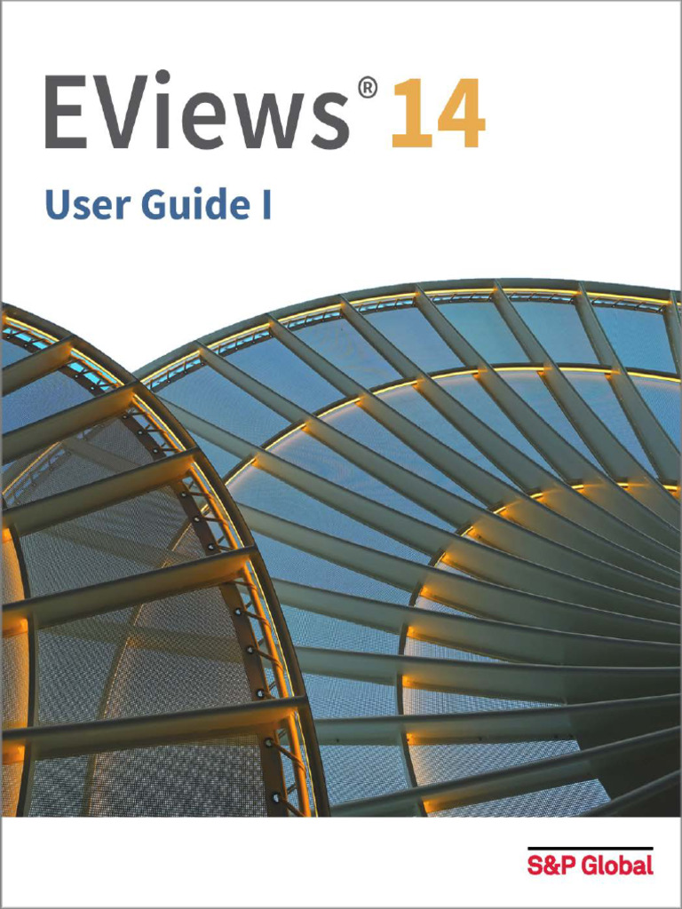 EViews 14 Users Guide I | PDF | Econometrics | Applied Mathematics