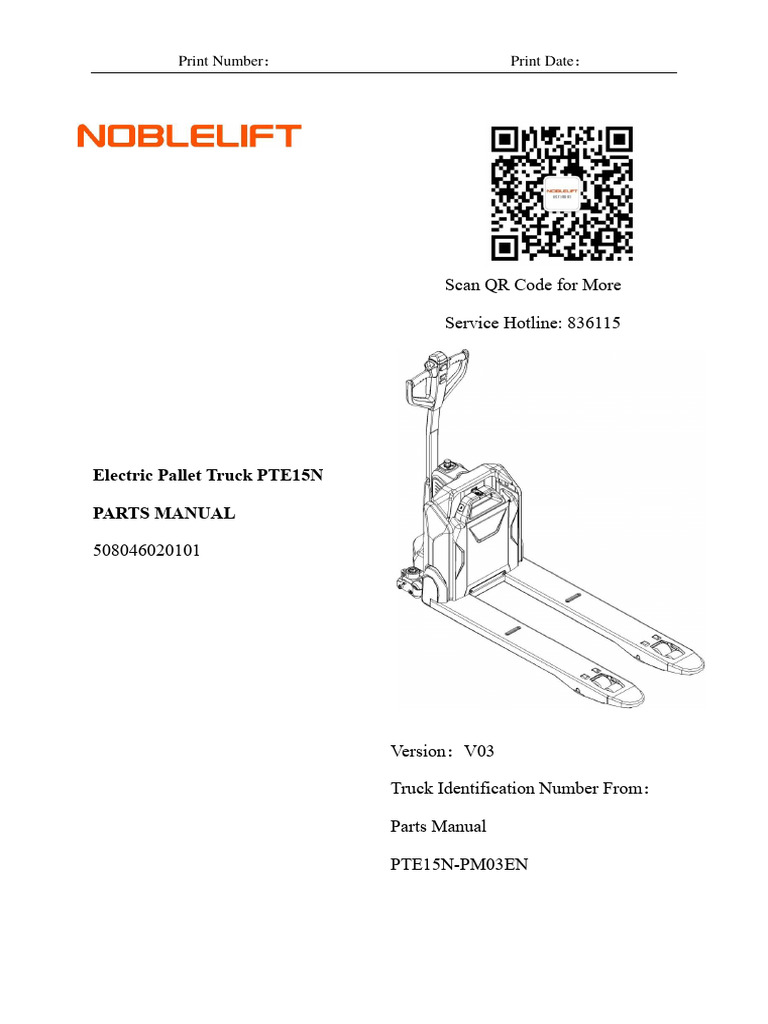 諾力智pte15n Pte15n Parts | PDF | Automotive Technologies | Vehicles