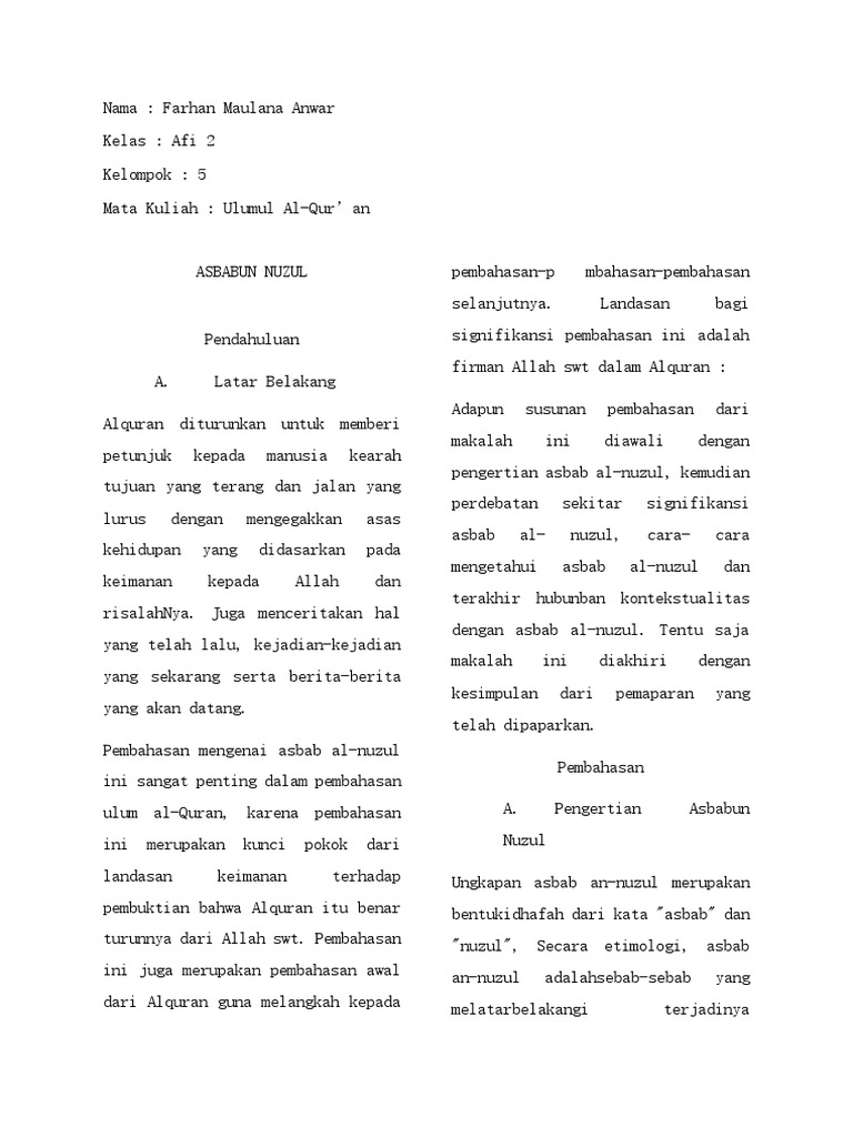 Ulumul Quran Farhan | PDF | Agama & Spiritualitas