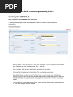 Custom Bank Statement Loading Guide | PDF | Microsoft Excel | Computer Data