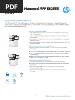 HP Color Laserjet Managed MFP E877Dn Printer Series: Datasheet | PDF ...