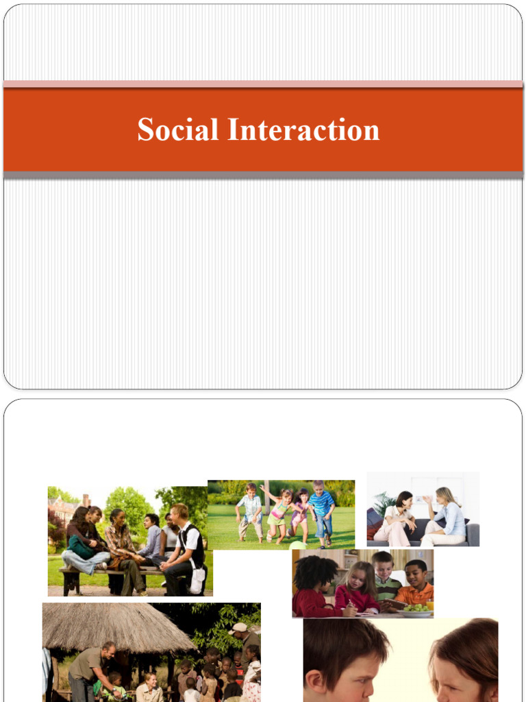 Social Interaction | PDF | Cooperation | Behavior