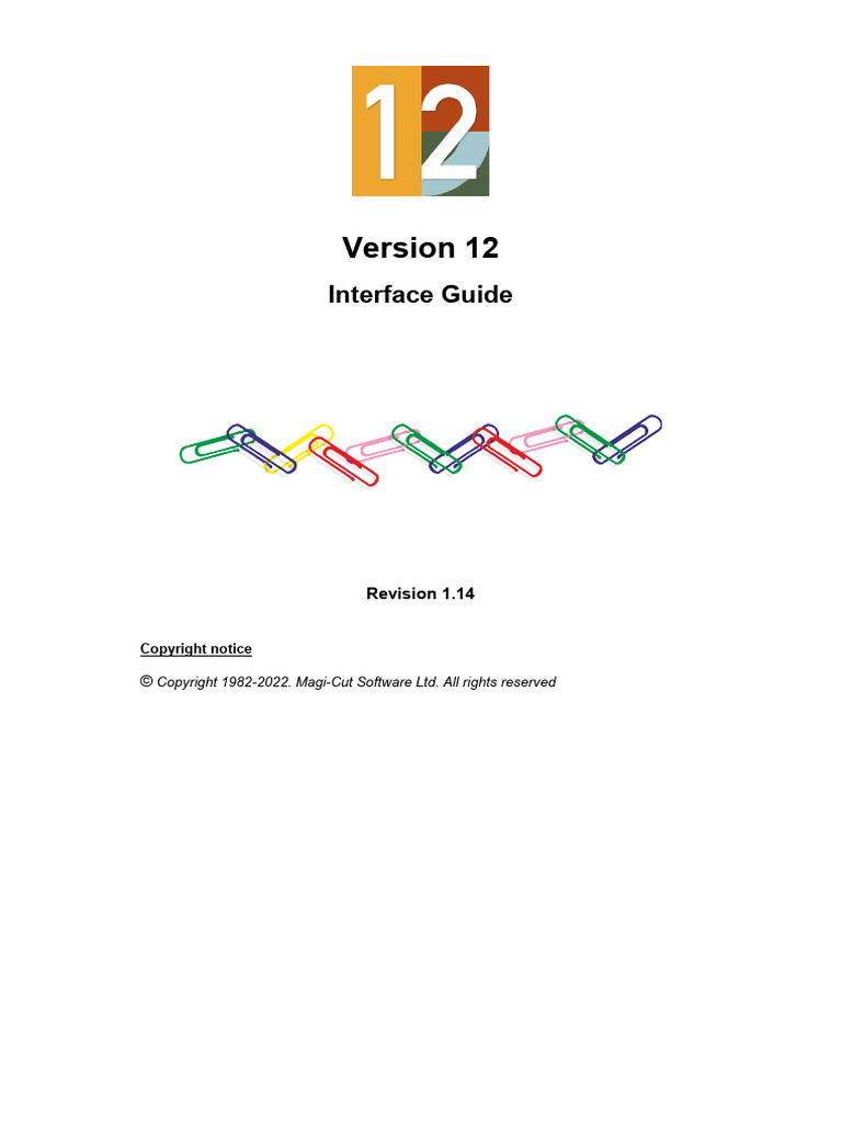 V12 Interface Guide | PDF | Comma Separated Values | Computer File
