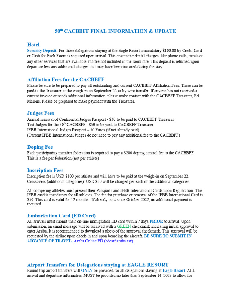 Cac Update Sept 12 English | PDF