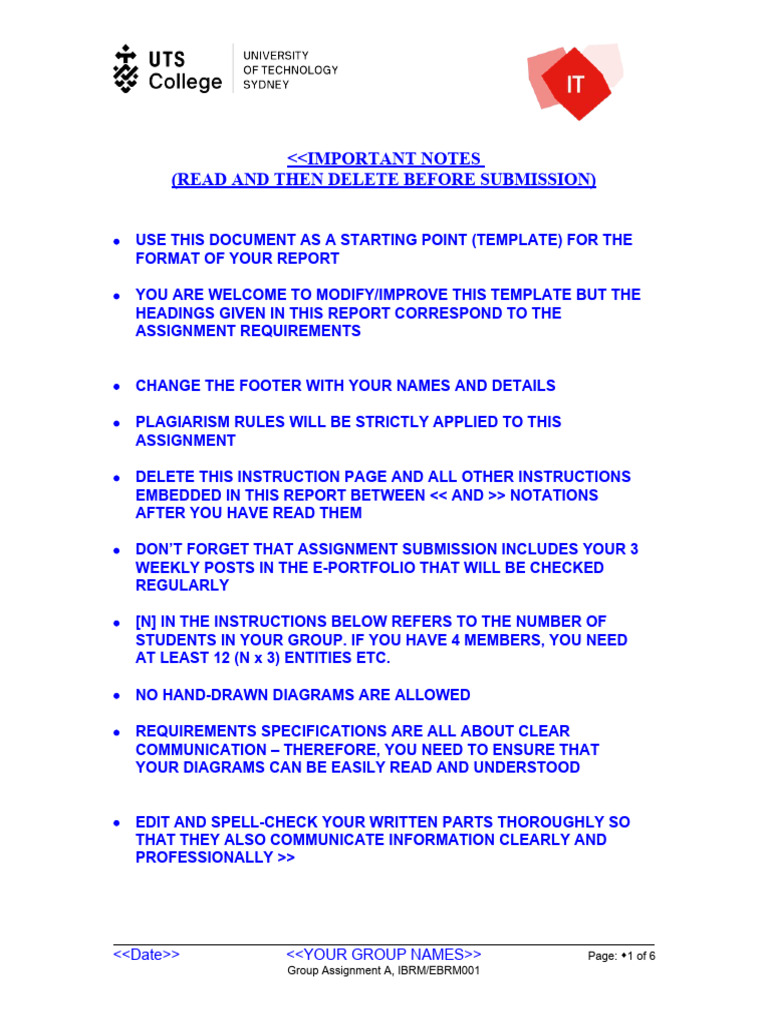 Group_Assignment_1_Template | PDF | Use Case | Systems Thinking