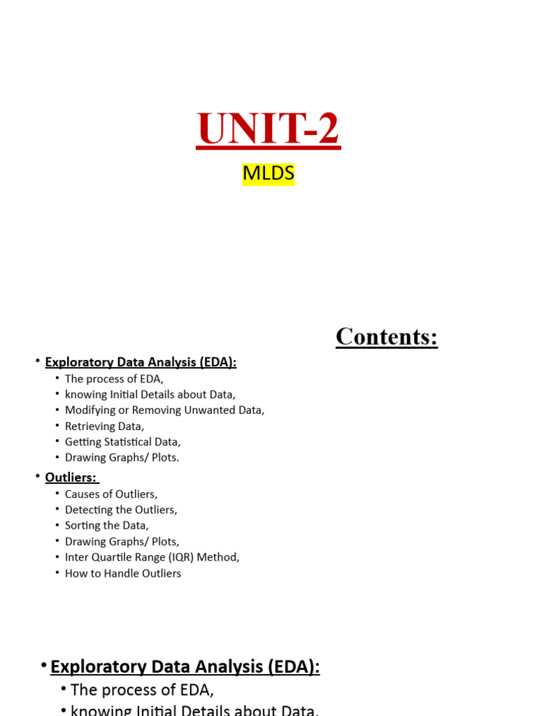 Concepts Of Eda Outliers Detection And Treatment Pdf Quartile Statistical Analysis