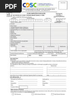 CSD Account Opening Form | PDF | Identity Document | Government And ...