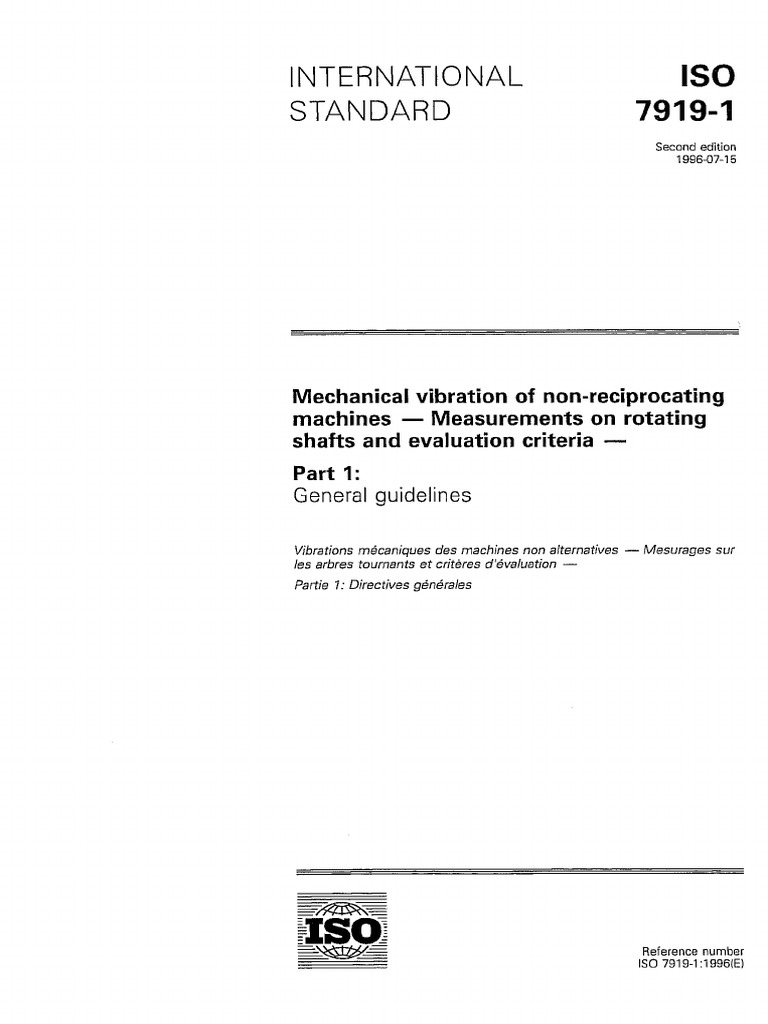 Iso 7919 1 | PDF