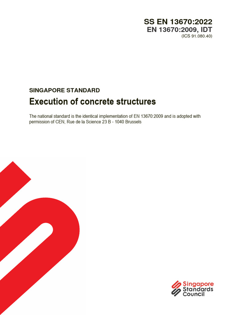 SS EN 13670-2022 Preview | PDF | Prestressed Concrete | Structural ...
