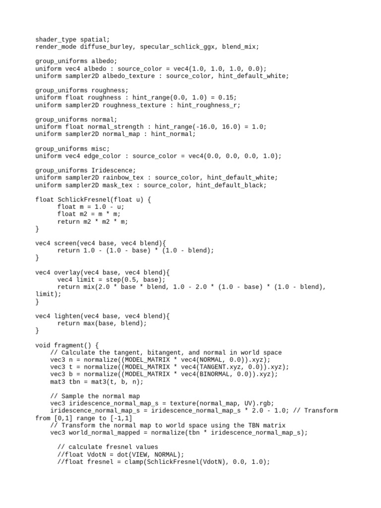 fresnel_normal | PDF | Texture Mapping | Computer Graphics