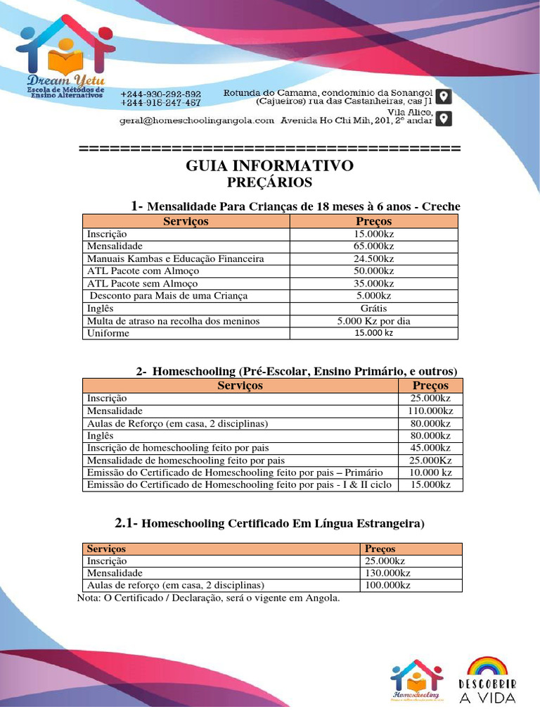 Guía Informativo 2024 | PDF | Educação domiciliar | Família