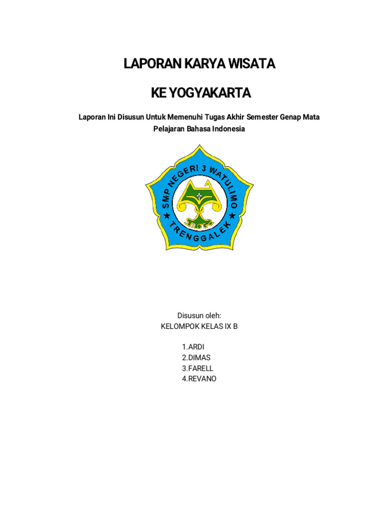Laporan Karya Wisata Ke Yogyakarta | PDF