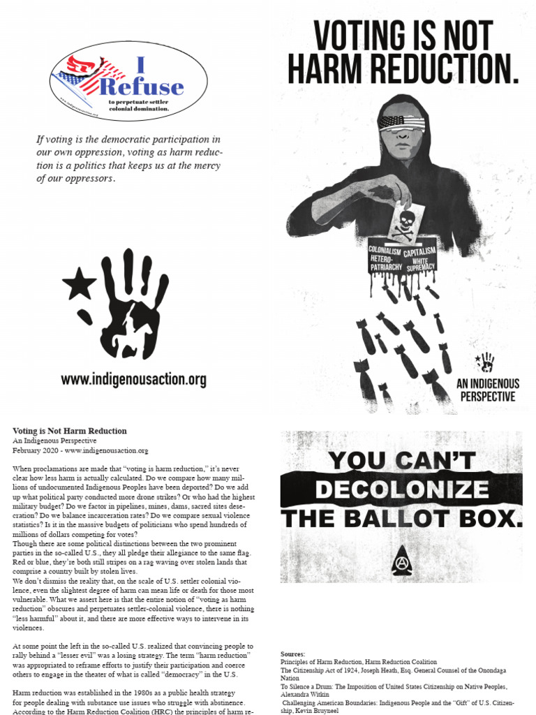 Voting: A Misguided Harm Reduction | PDF | Native Americans In The ...