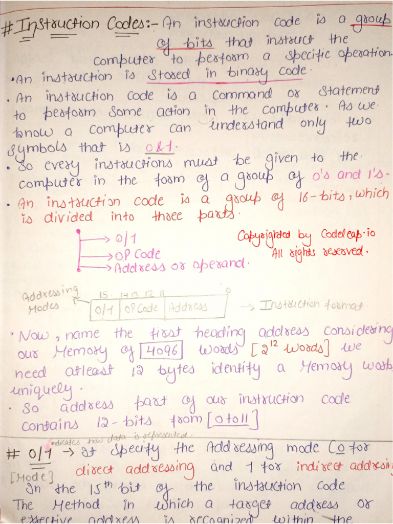 Computer Architecture Notes | PDF Computer Architecture Notes | PDF