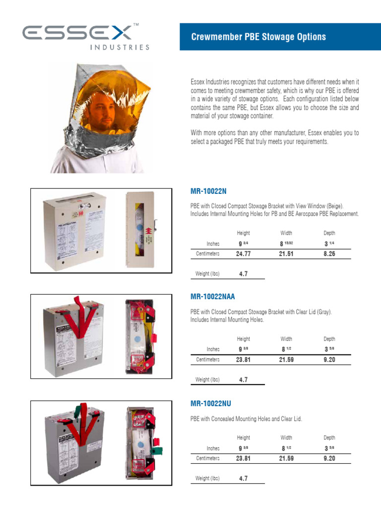 PBE Stowage Options 2-5-18 | PDF | Motor Vehicle | Car
