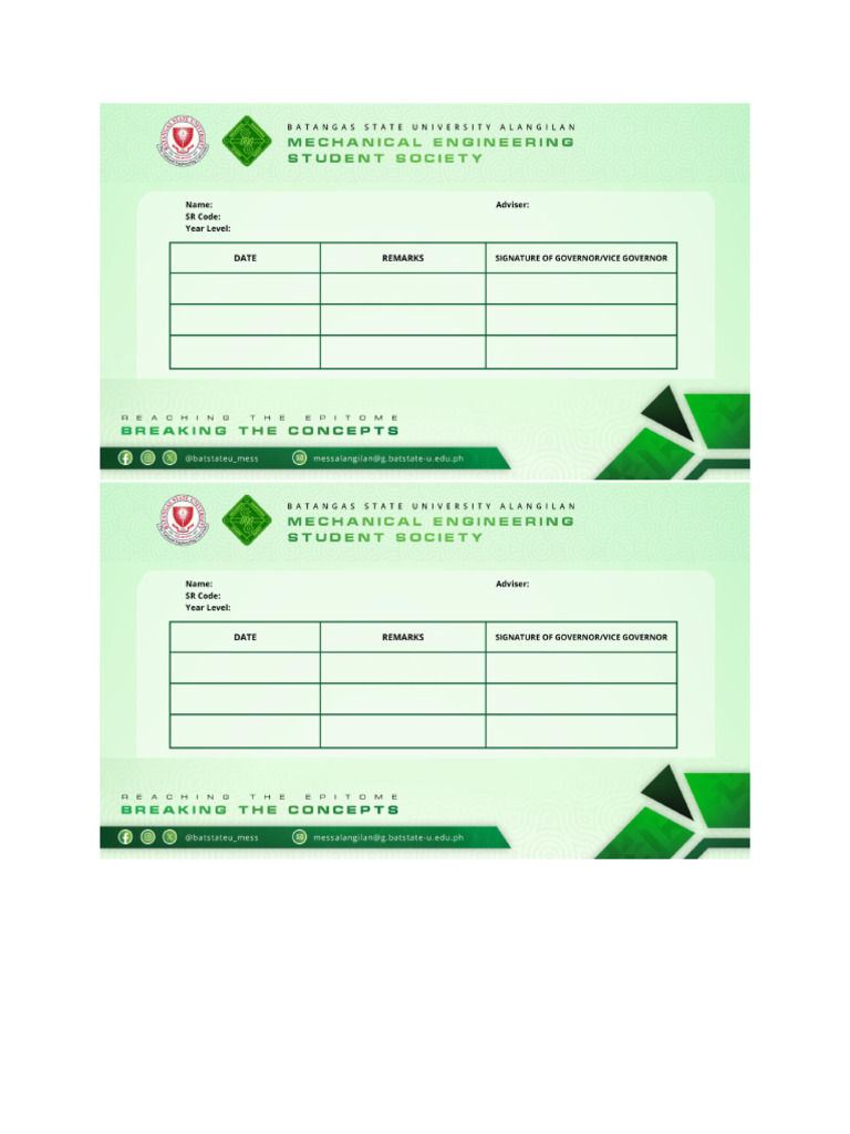 Enrolment Slip | PDF