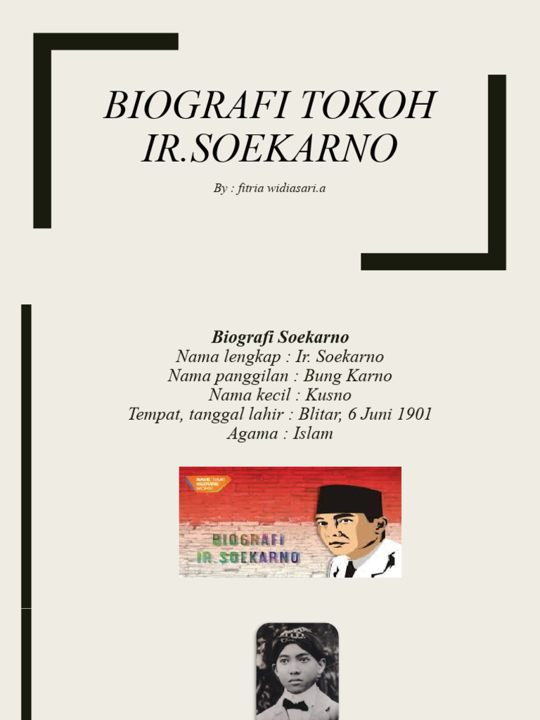 Biografi Singkat Ir. Soekarno | PDF