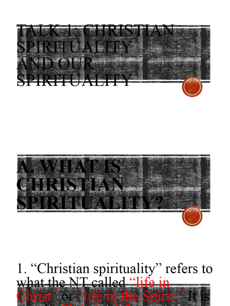 Understanding Christian Spirituality | PDF | Spirituality | God