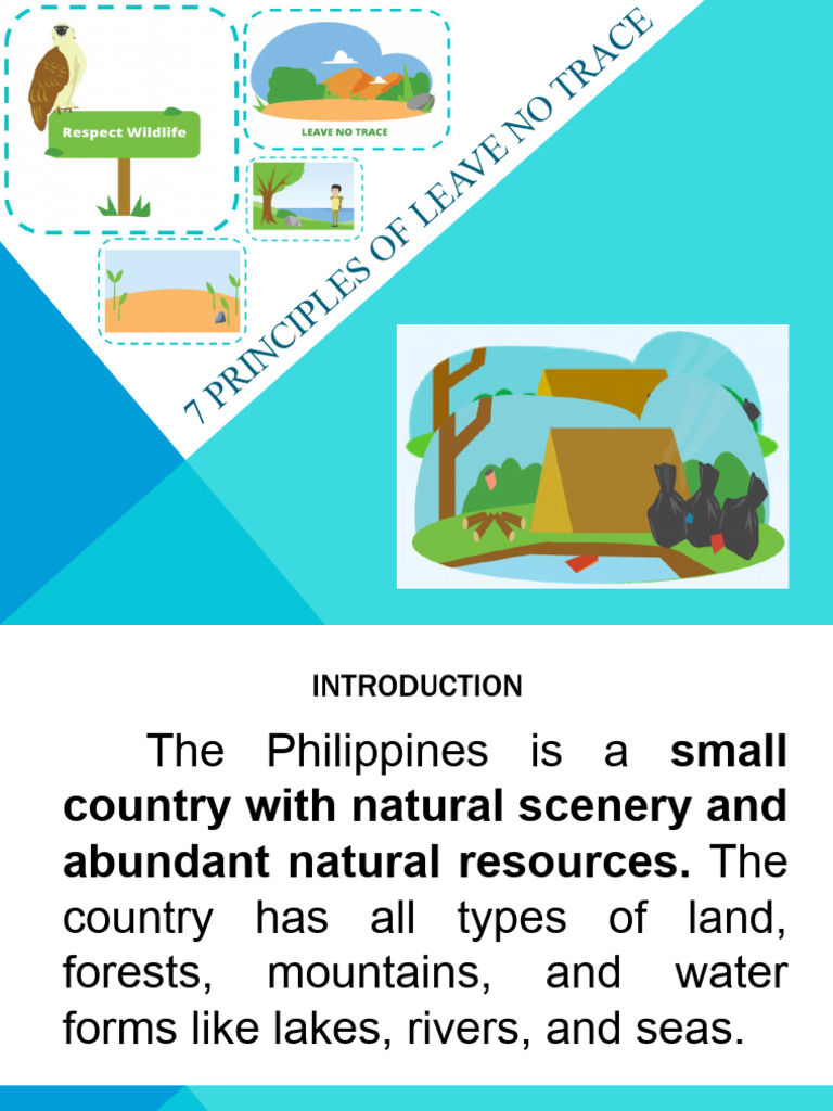 7 Leave No Trace Principles Explained | PDF | Fires | Natural Environment