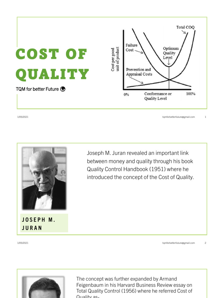 Understanding Total Cost of Quality | PDF | Cost | Business