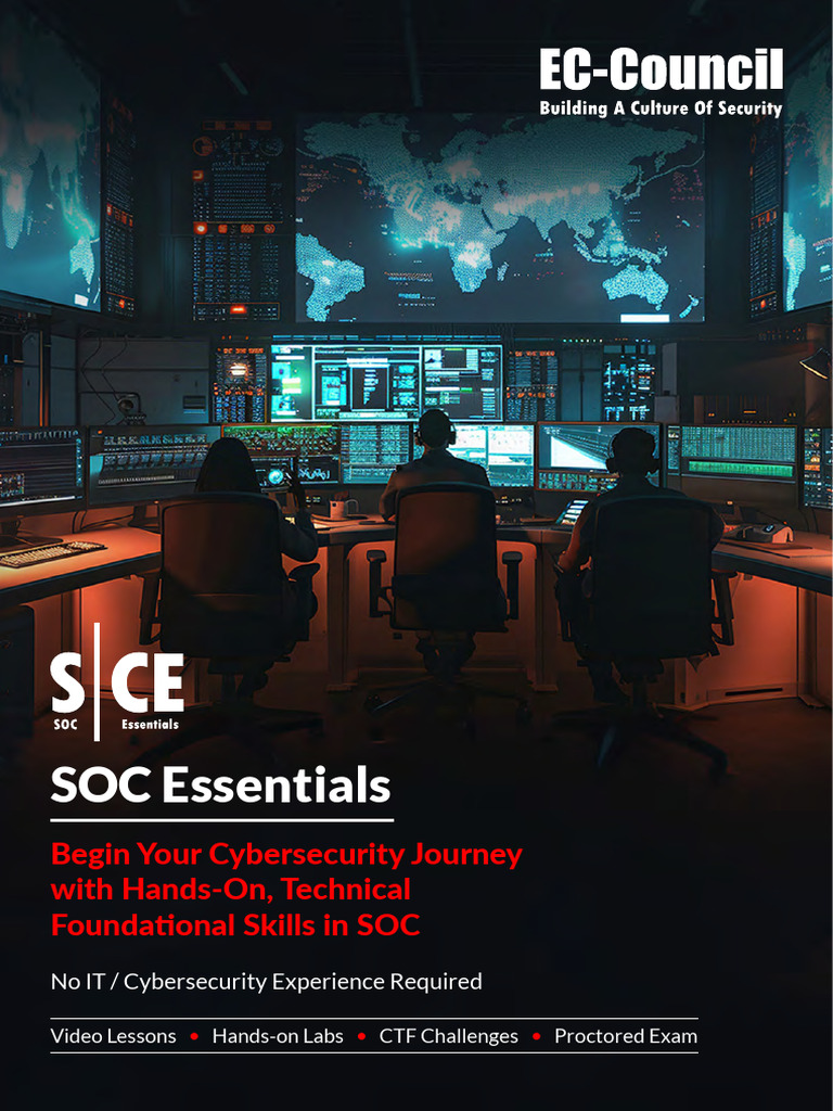 SOC Essentials Brochure | PDF | Security | Computer Security