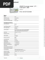 iEM3255 Energy Meter Datasheet | PDF | Electricity | Manufactured Goods