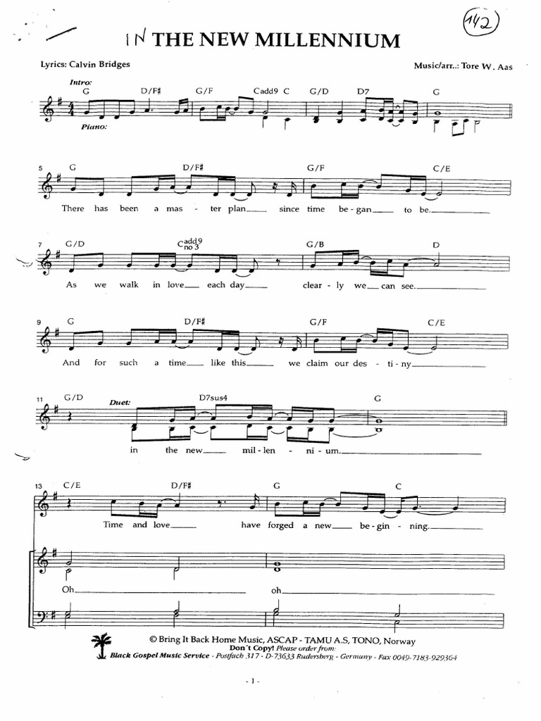 In The New Millenium | PDF